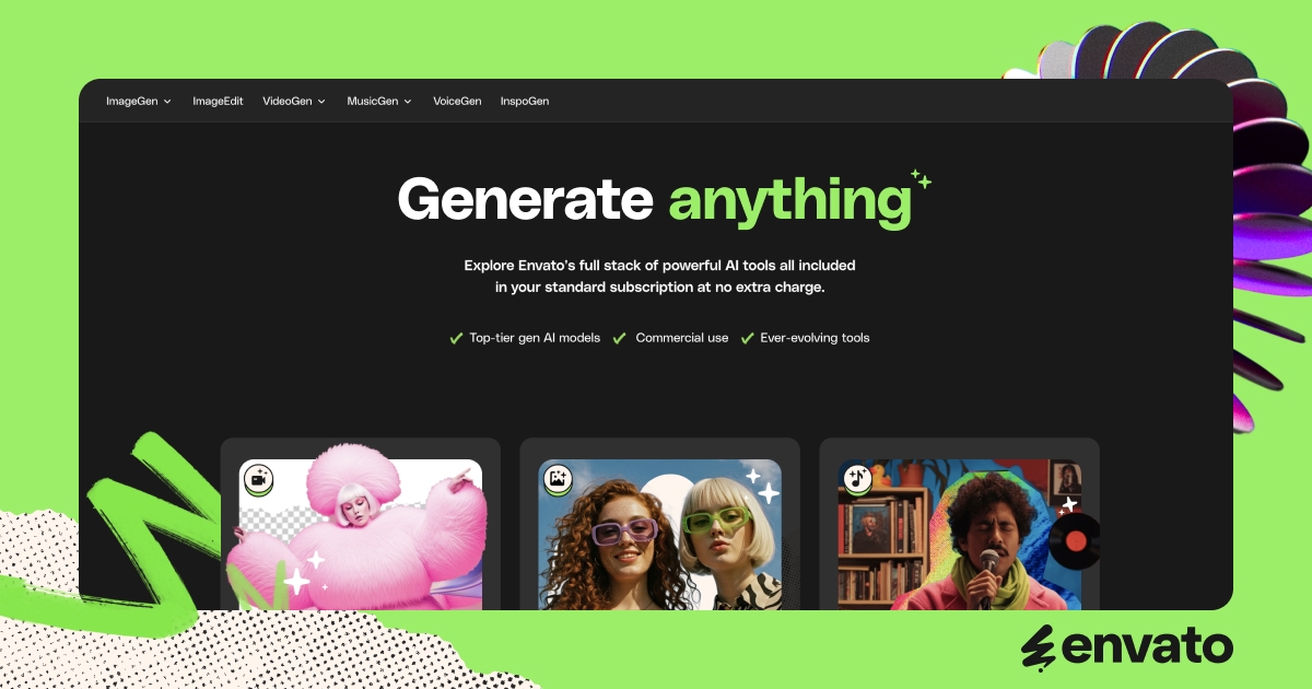 Envato Labs: Generative AI tools